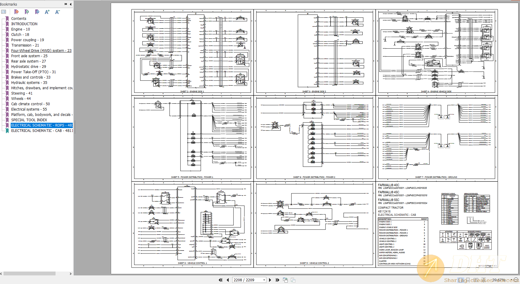 Case Compact Tractor Farmall 45 55 C Tier 4B (final) Service Manual ...