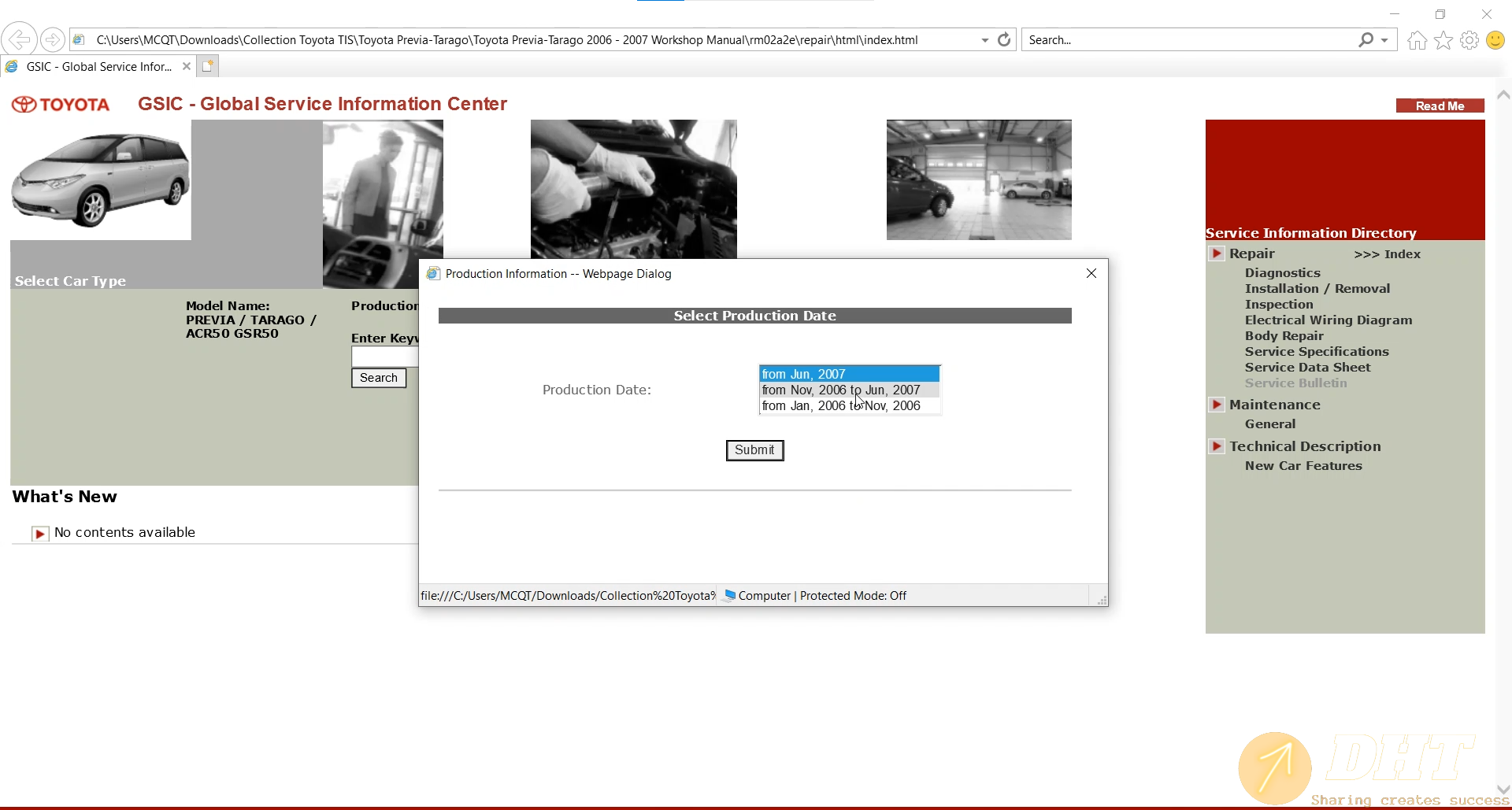 Toyota GSIC - Global Service Information Center Collection [Shop Manuals/ Repair Manuals ...