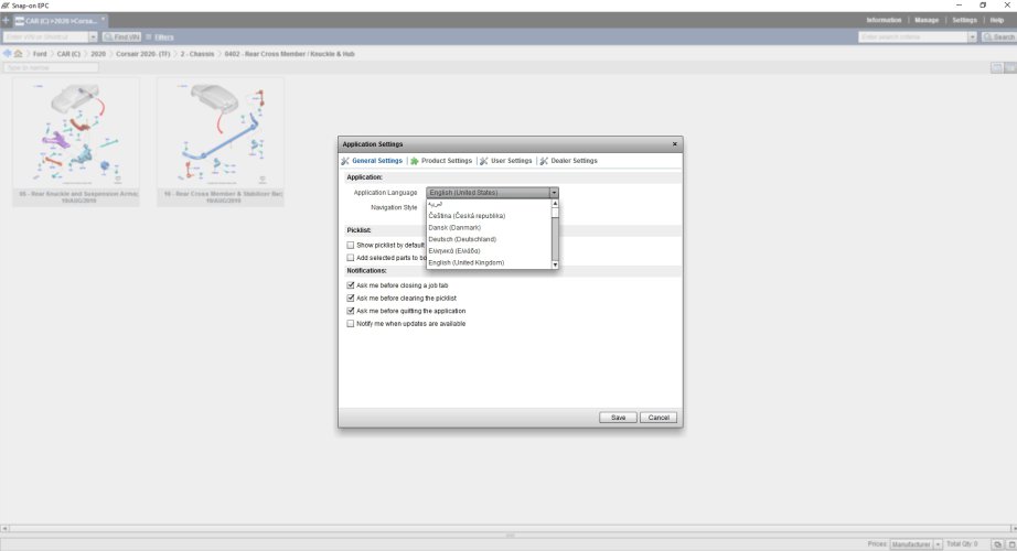 SOFT - Ford USA Snap-on EPC 2020 [11.2019] Spare Parts Catalog ...