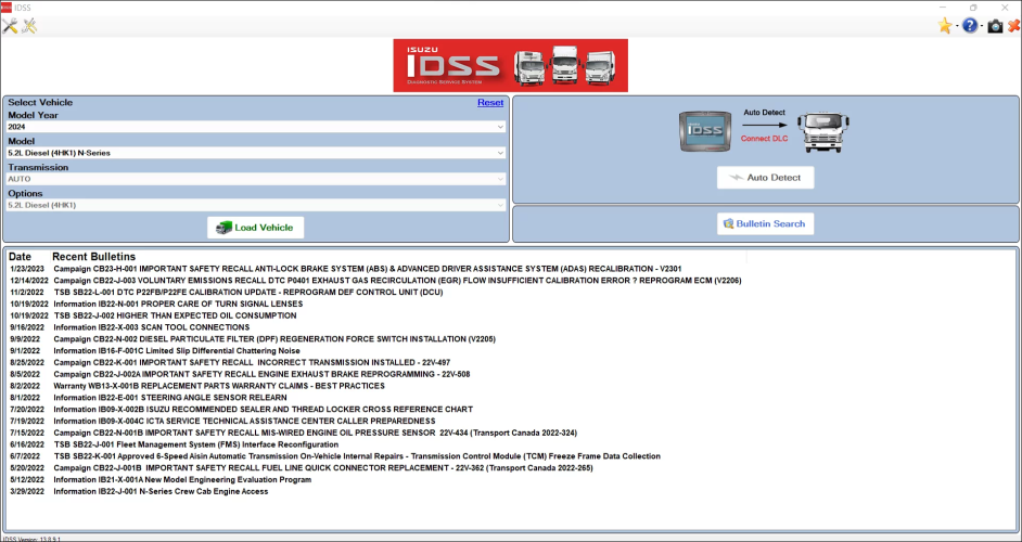 SOFT - Isuzu US-IDSS 02.2023 | Automotive Software, Repair Manuals ...
